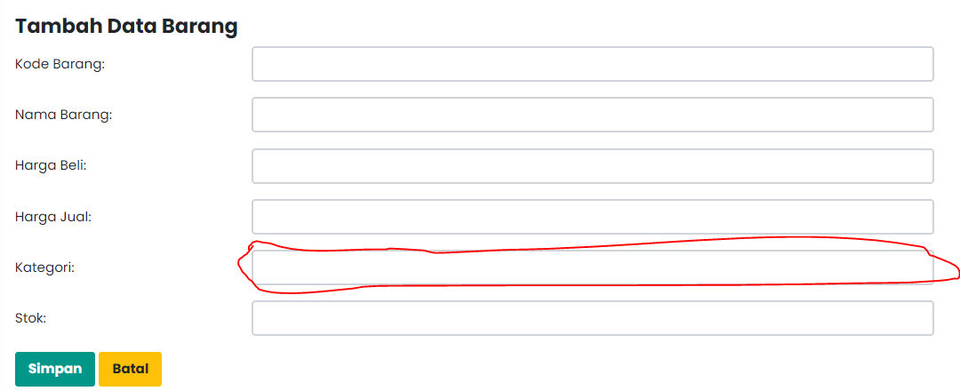 1. Membuat fungsi get_kategori() di model untuk menampilkan data ...